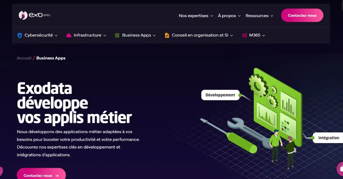 Business Apps : Développement solutions digitales sur-mesure